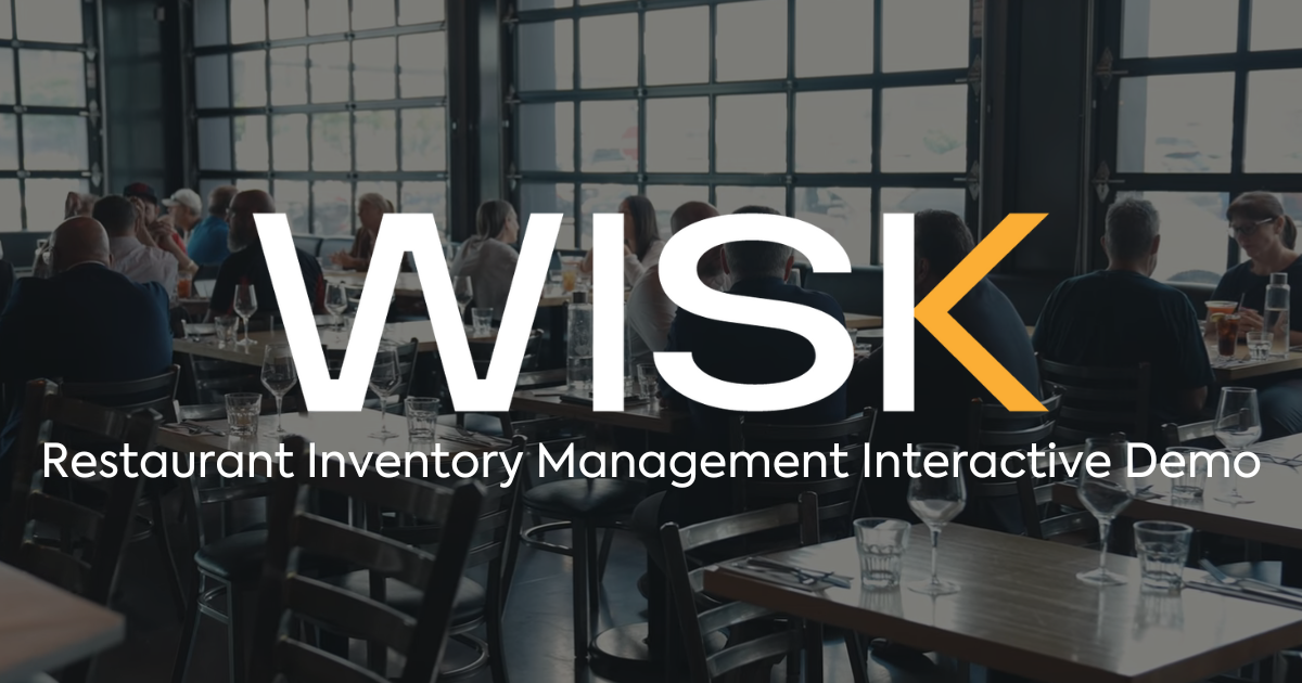 WISK Restaurant Inventory Management Demo | Webinar Registration