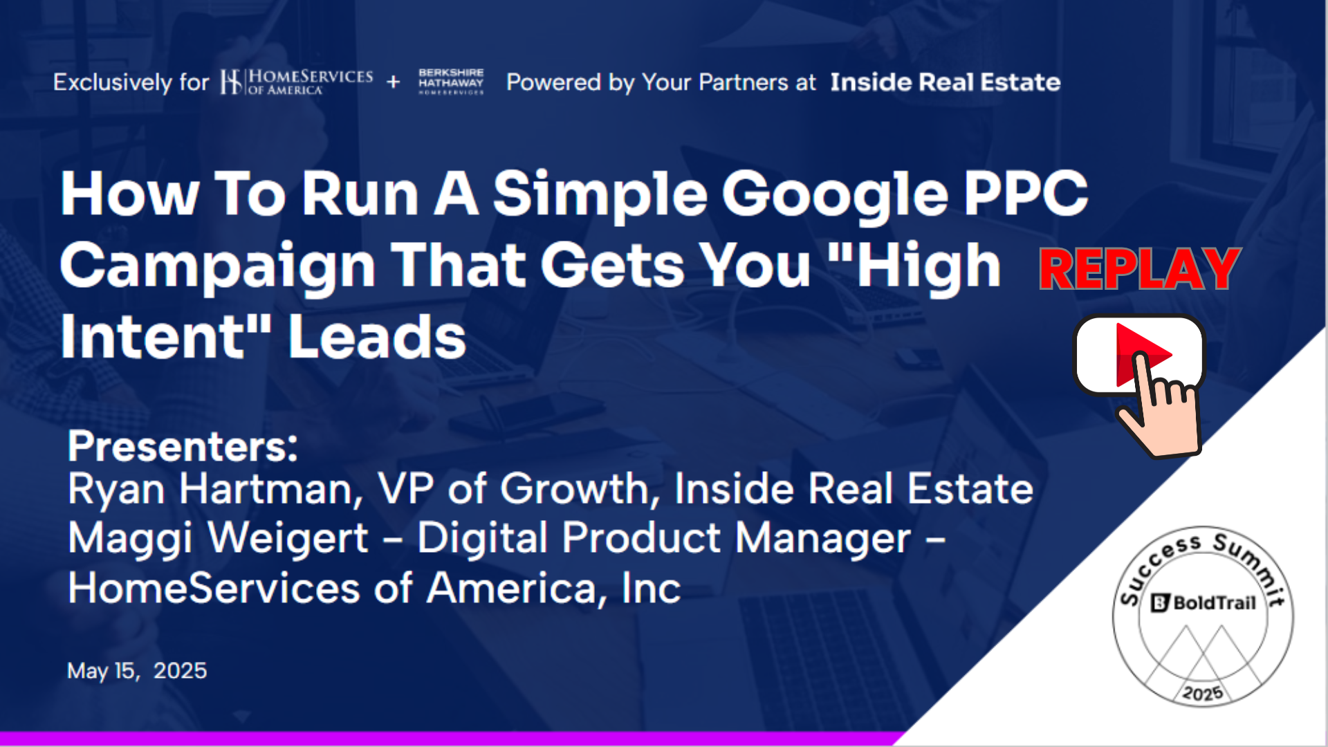 HSoA | How To Run A Simple Google PPC Campaign That Gets You "High Intent" Leads | Webinar ...