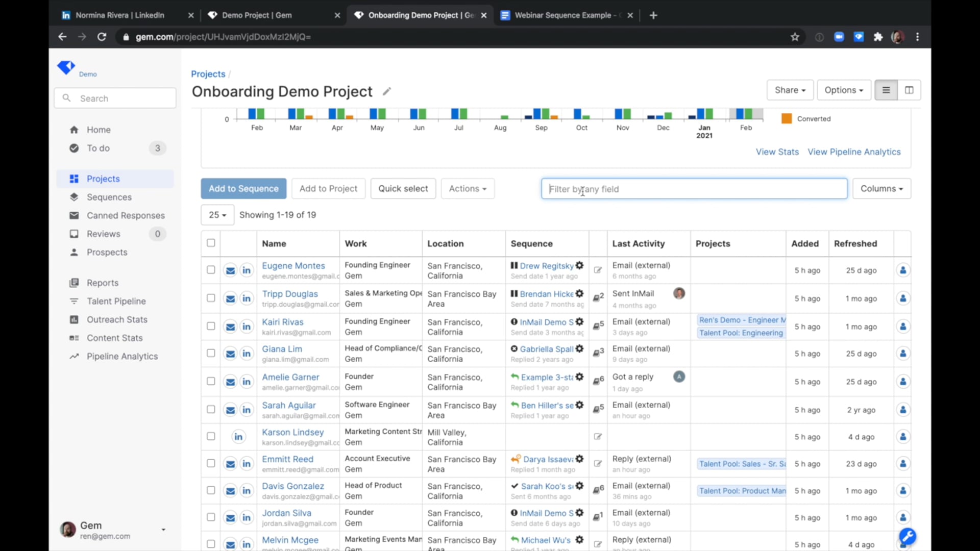 Gem Onboarding Part 1: Getting Started with Gem | Webinar Registration