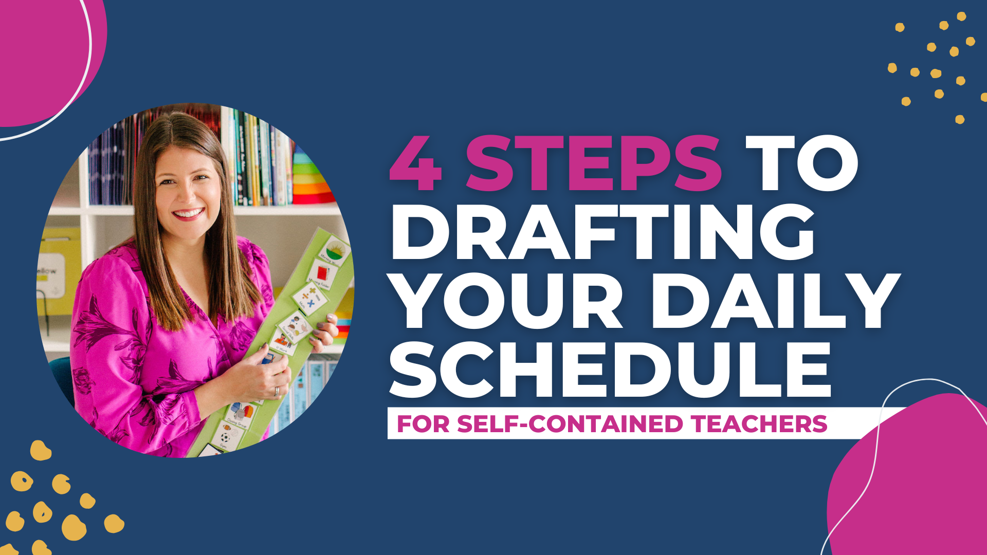 4 Steps to Drafting Your Daily Schedule | Webinar Registration