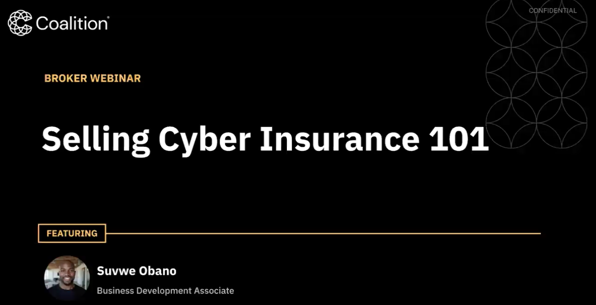 Selling Cyber Insurance 101 | Webinar Registration