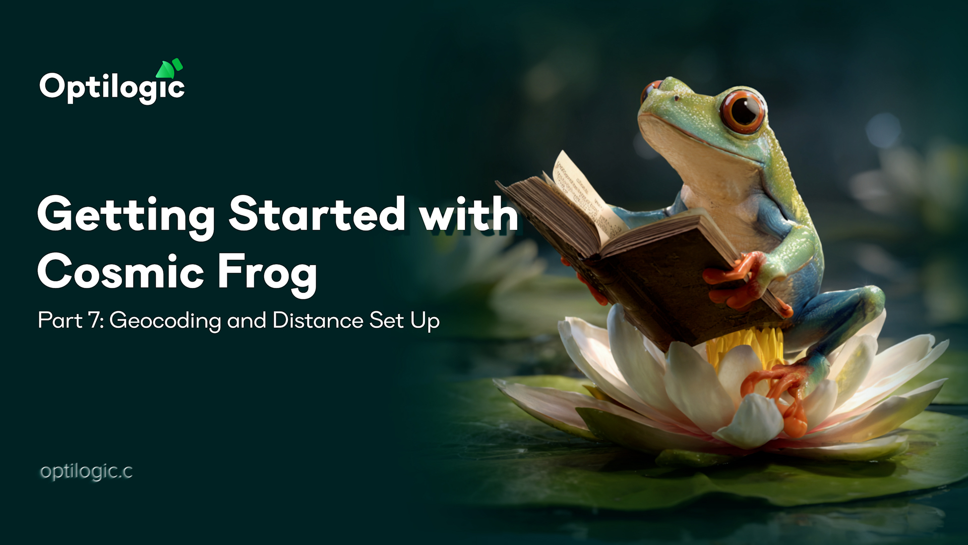 Getting Started with Cosmic Frog, Part 7: Geocoding and Distance Set Up | Webinar Registration