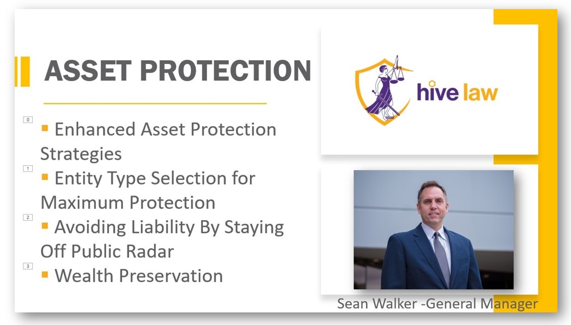 HIVE Law Asset Protection Essentials | Webinar Registration