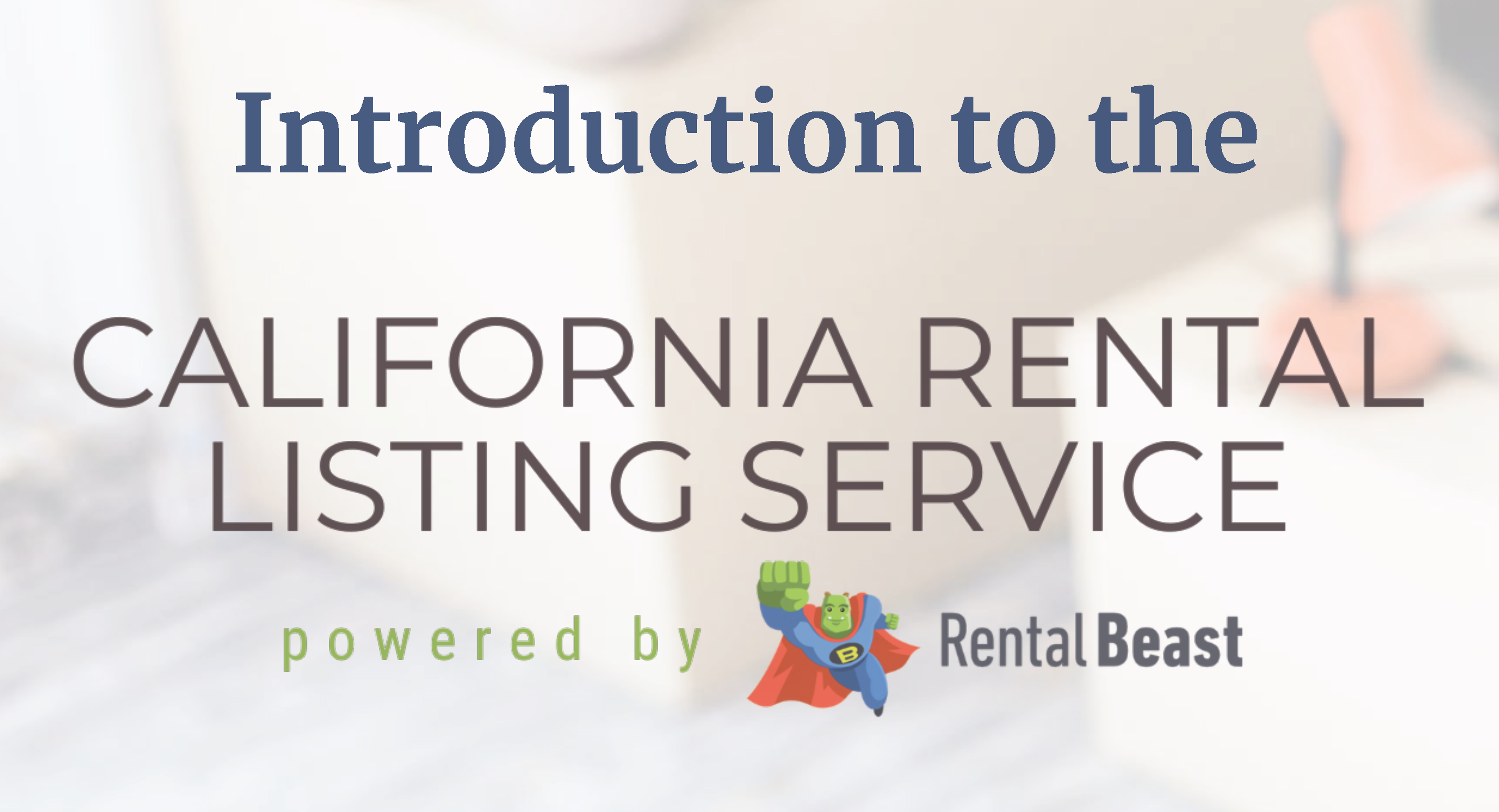 California Rental Listing Service powered by Rental Beast - C.A.R ...