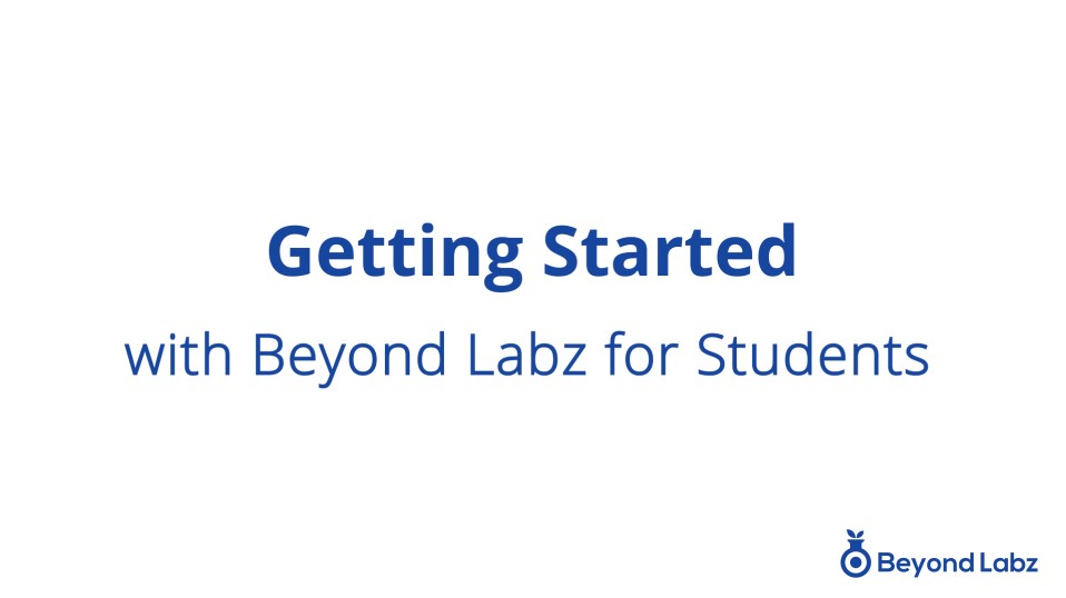 Getting Started with Beyond Labz for Students | Webinar Registration