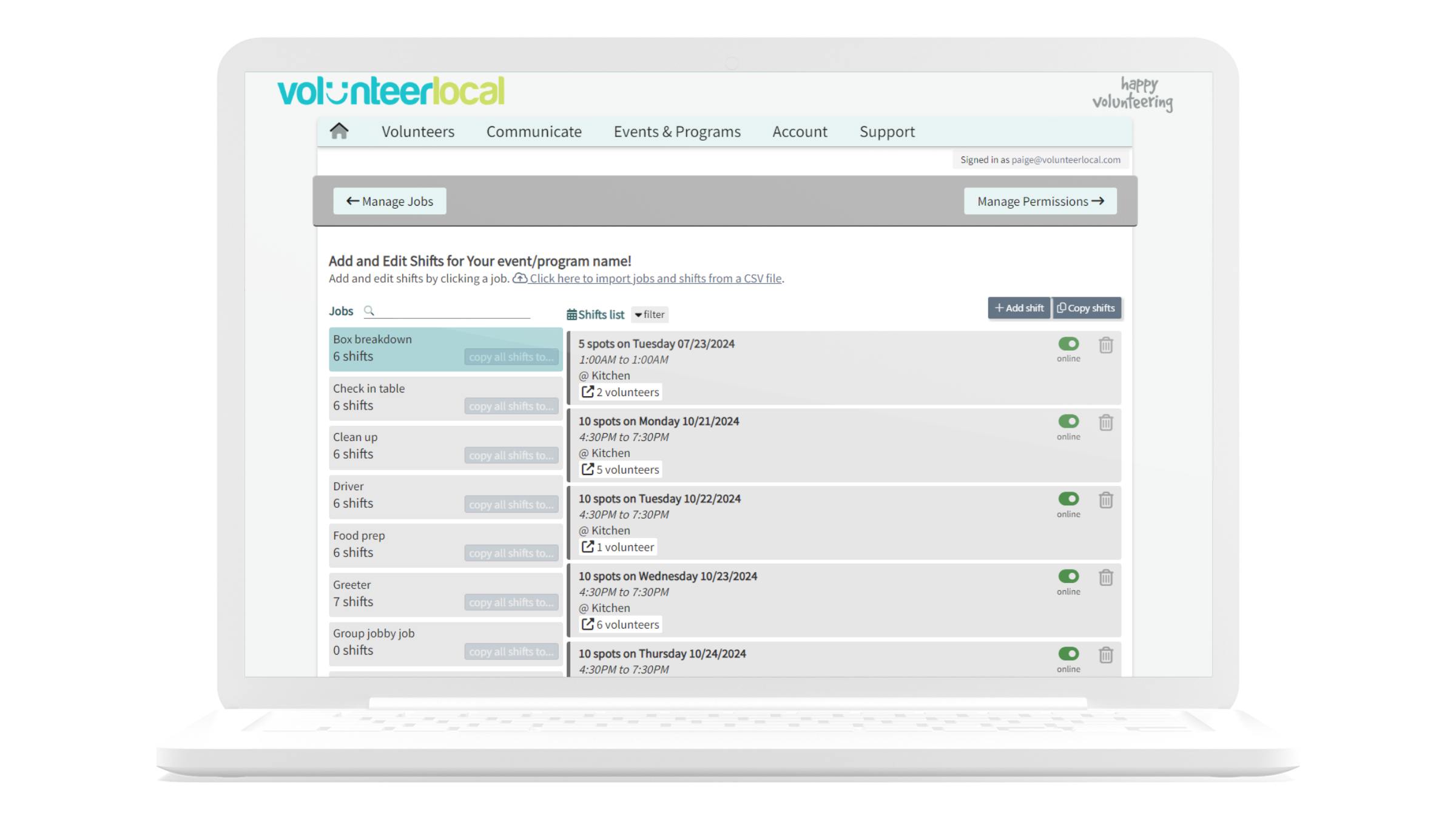 Demo of VolunteerLocal | Webinar Registration